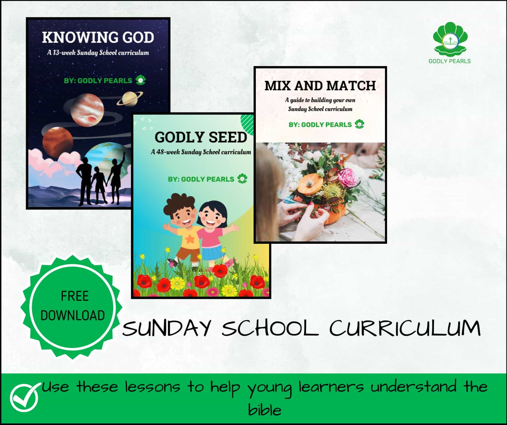 Sunday School Curriculum - Godly Pearls