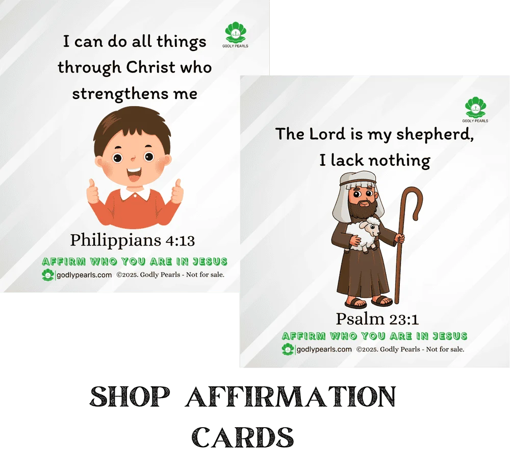 Affirmation cards - Godly Pearls